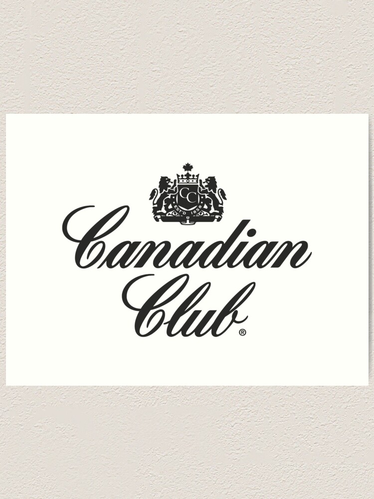 "CANADIAN CLUB WHISKY logo" Art Print for Sale by asiatalley | Redbubble