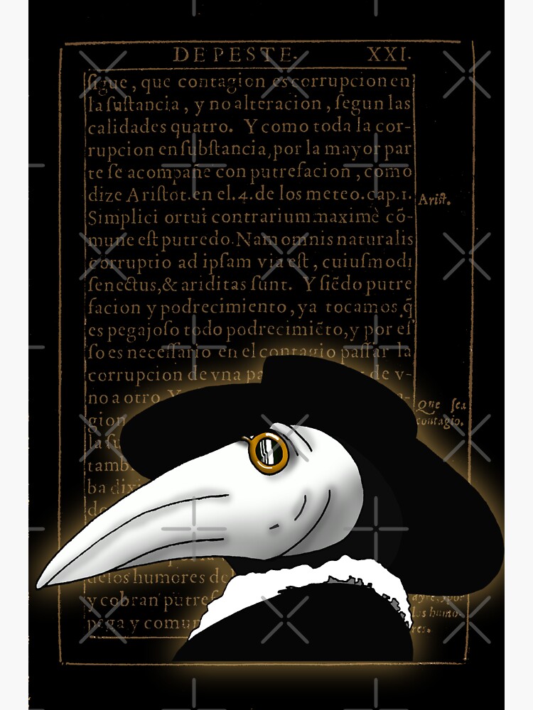 "Il dottore della peste" Sticker for Sale by kassandra369 | Redbubble