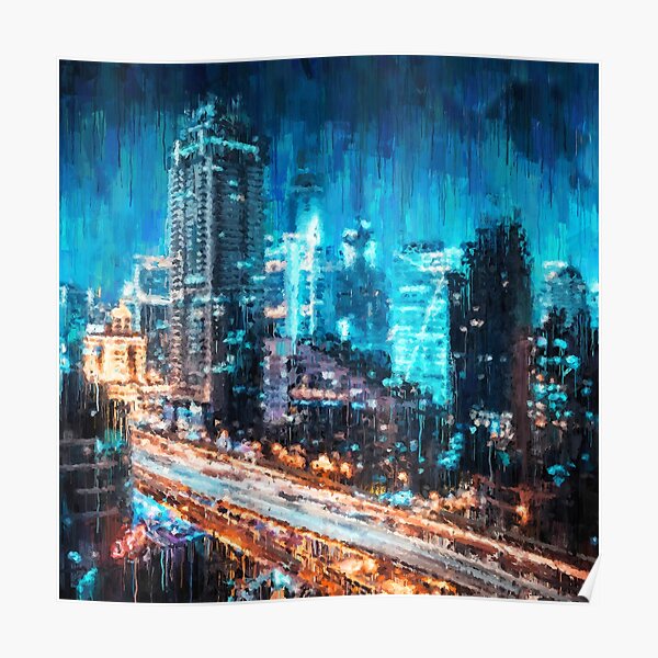 "Night City" Poster by ErianAndre | Redbubble
