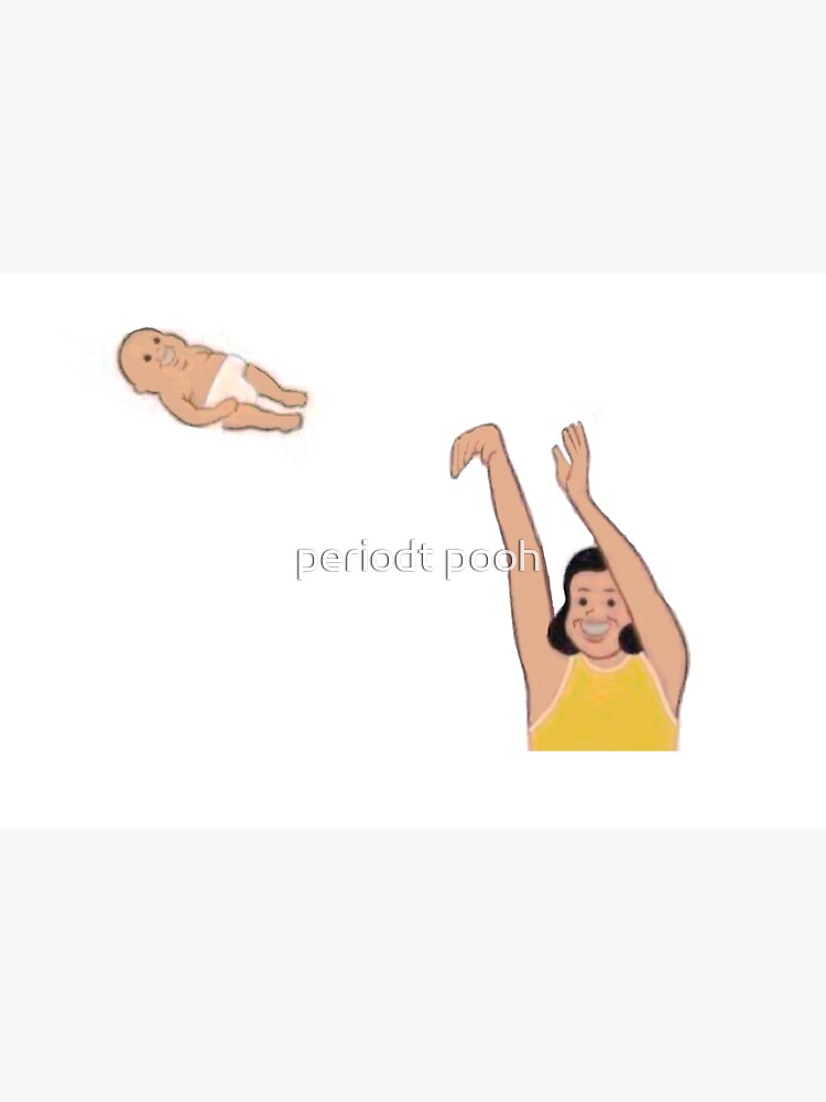 "Yeet that baby!" Sticker for Sale by sophigonza420 | Redbubble