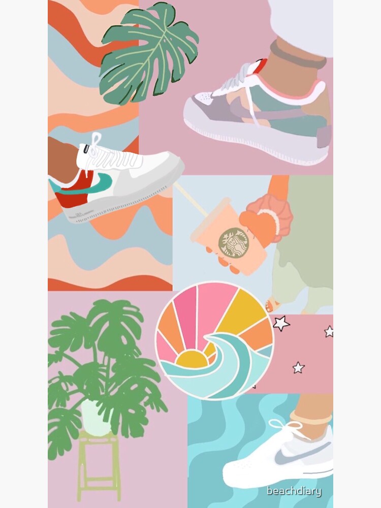 "Collage sticker " Sticker by beachdiary | Redbubble