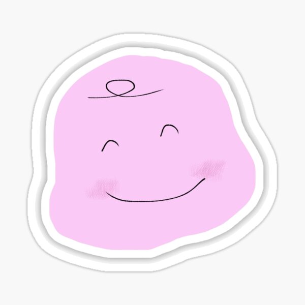 "pinky mochi sticker " Sticker by heysusu | Redbubble