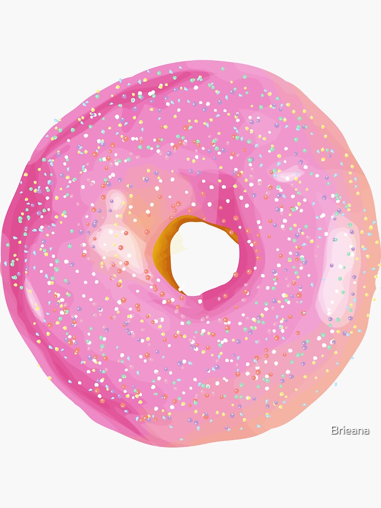 "Bumpin Donuts" Sticker for Sale by Brieana | Redbubble