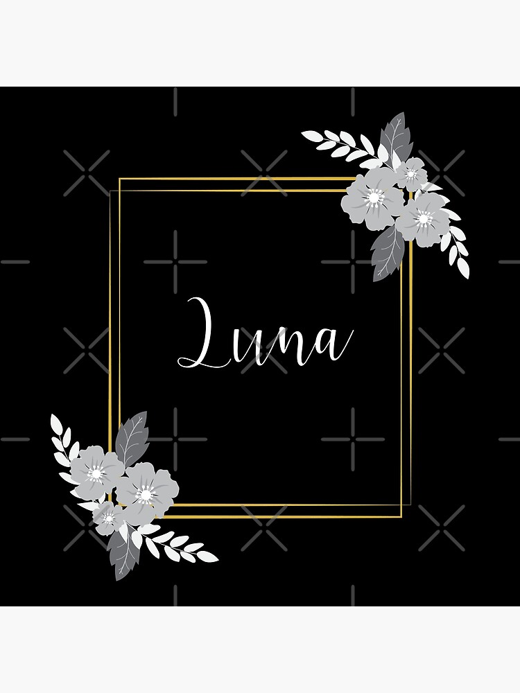 "Luna name tag gift" Poster for Sale by anins-azuree | Redbubble