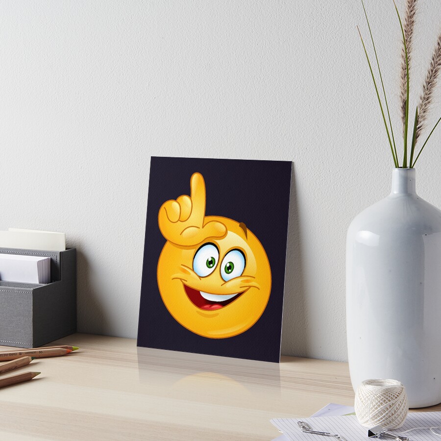 "Loser Emoji" Art Board Print for Sale by yayayoy | Redbubble