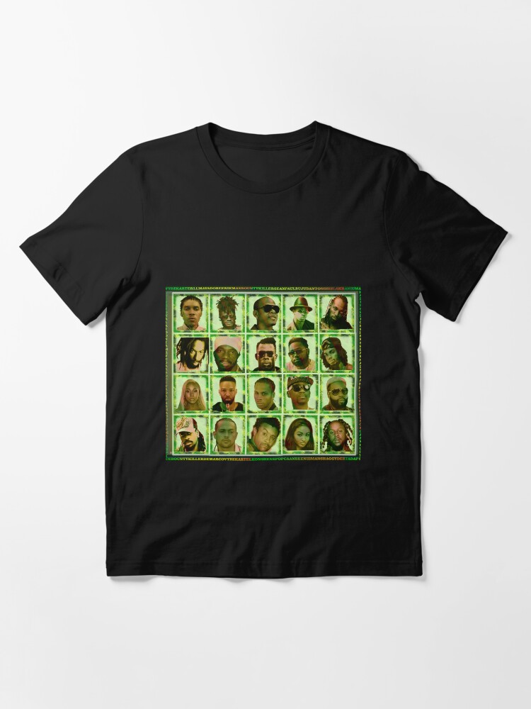 "DANCEHALL TRIBUTE" T-shirt for Sale by Oneeyedtee | Redbubble | vybz t ...