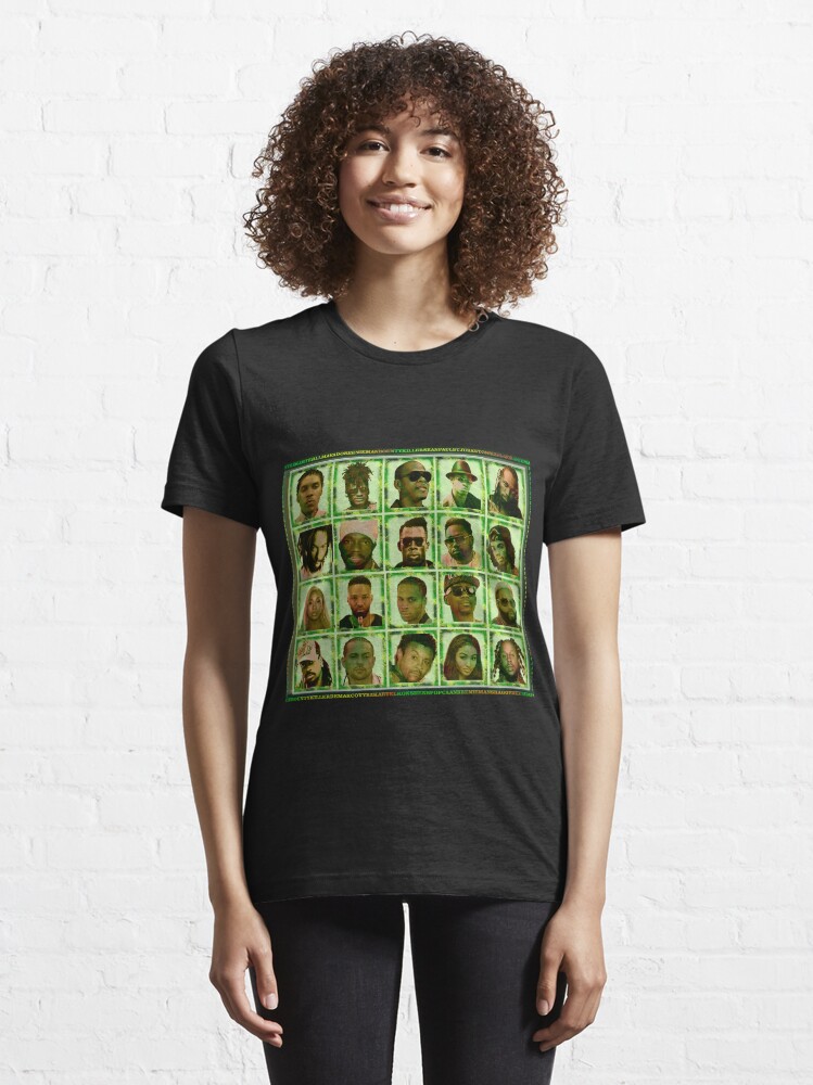 "DANCEHALL TRIBUTE" T-shirt for Sale by Oneeyedtee | Redbubble | vybz t ...