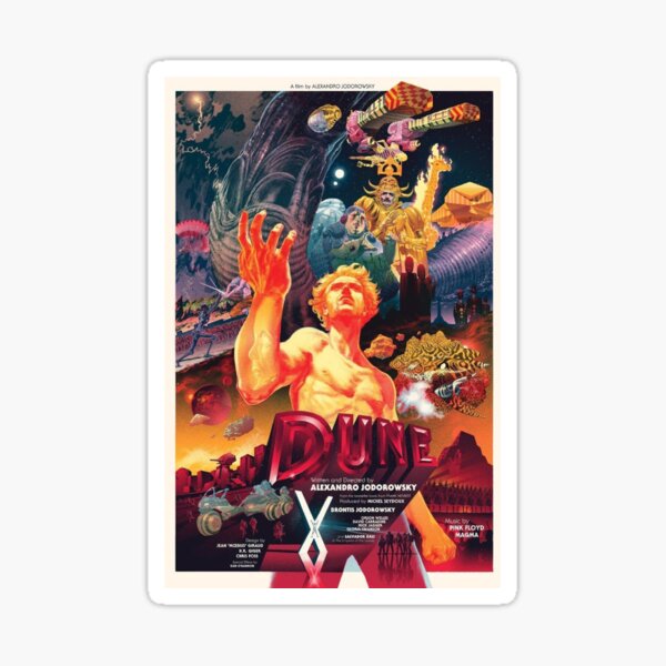 Sticker « Fan Art Jodorowsky Dune », par Zrxam | Redbubble