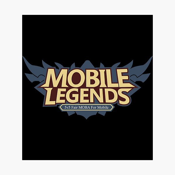 Lámina fotográfica «Mobile Legends Bang Bang Logo 5v5 MOBA» de ...