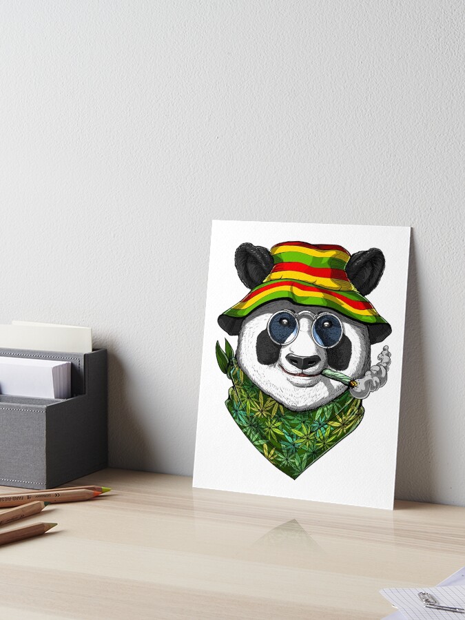 "Panda Smoking Weed" Art Board Print for Sale by Nikolay Todorov ...