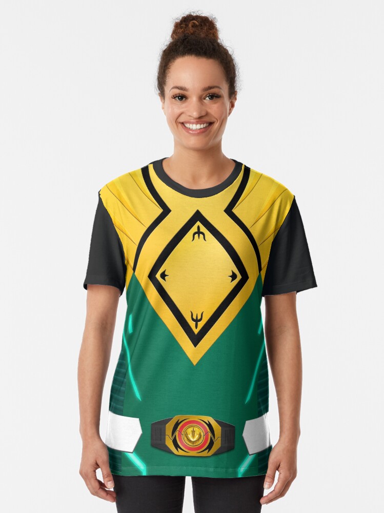 "All New MMPR Green" T-shirt for Sale by JoSumdac | Redbubble | power ...