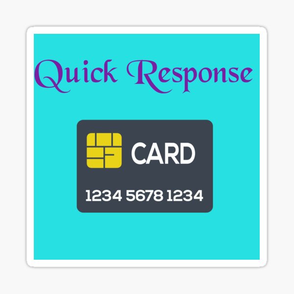 Quick Response Stickers | Redbubble