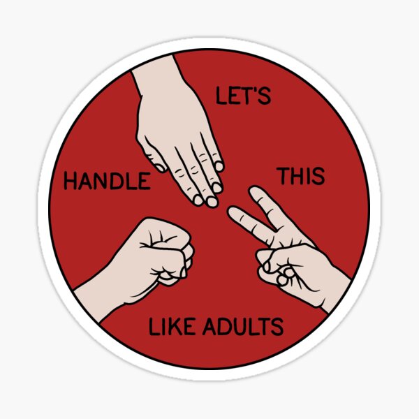 "Rock paper scissors" Sticker for Sale by ValentinaHramov | Redbubble