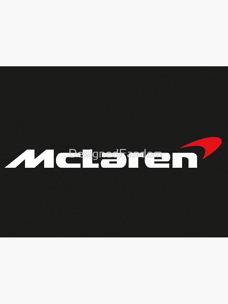 "McLaren Racing logo" Sticker for Sale by DesignedFandom | Redbubble