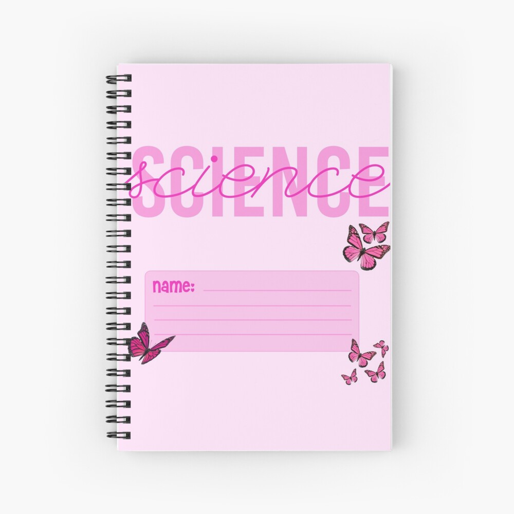 " science textbook - y2k aesthetic" Spiral Notebook for Sale by ...