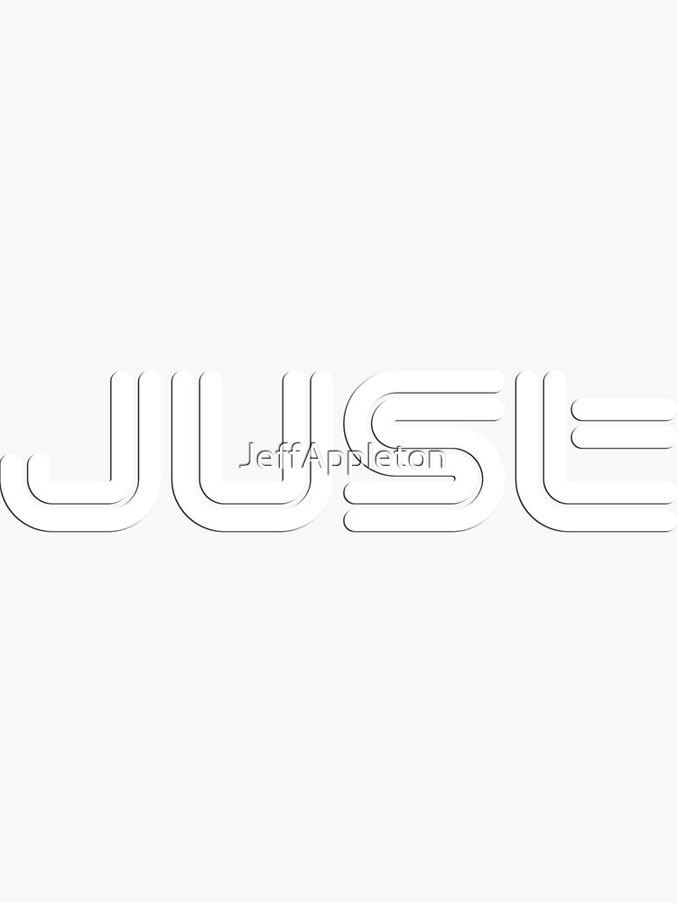 "Just Logo" Sticker by JeffAppleton | Redbubble