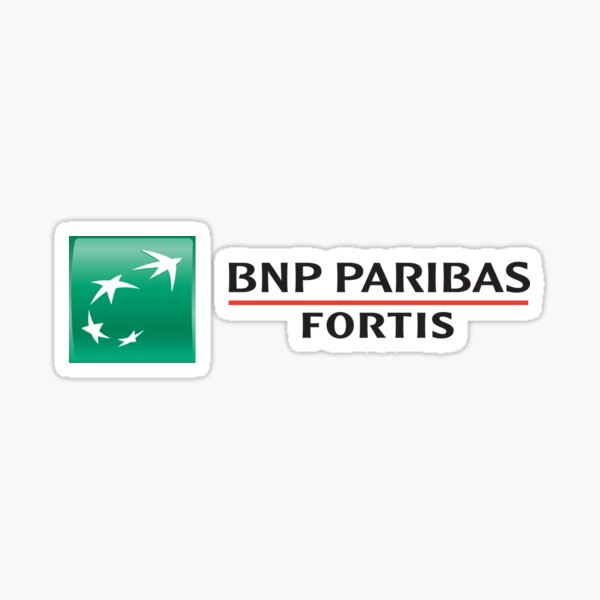 "BNP Paribas Fortis logo" Sticker for Sale by DagnoloCarlo | Redbubble