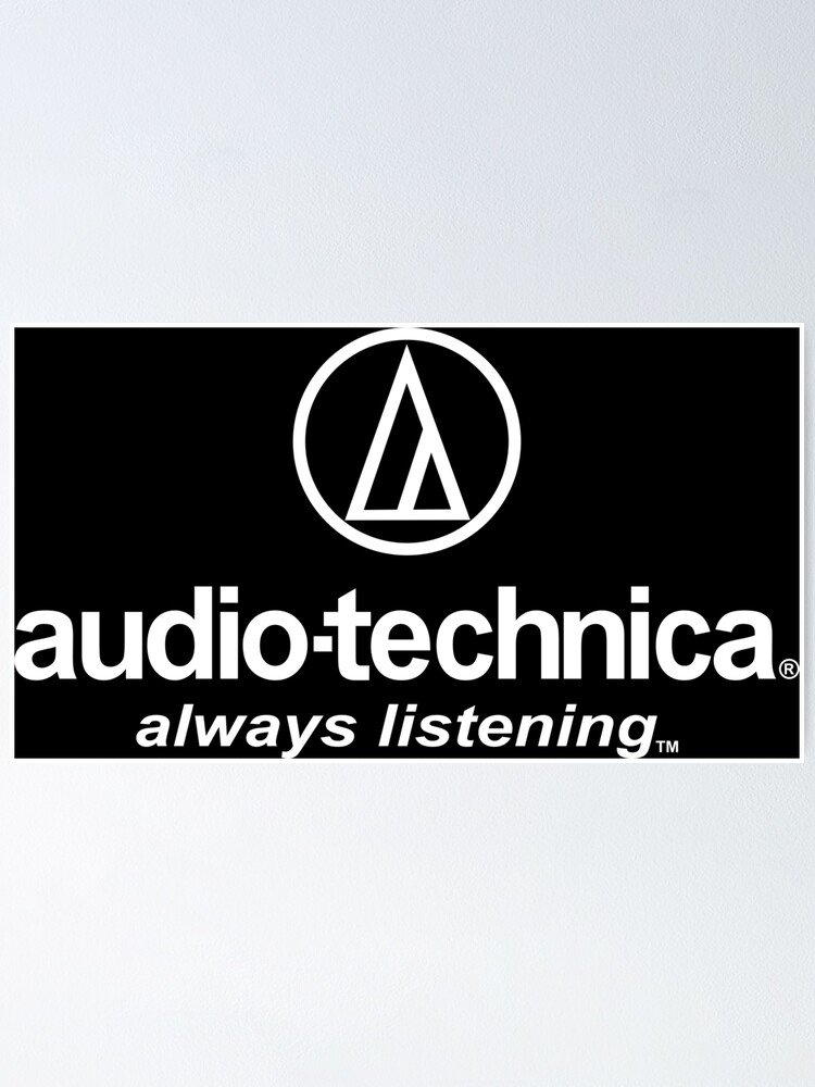 "Audio Technica Logo " Poster by akuogah | Redbubble