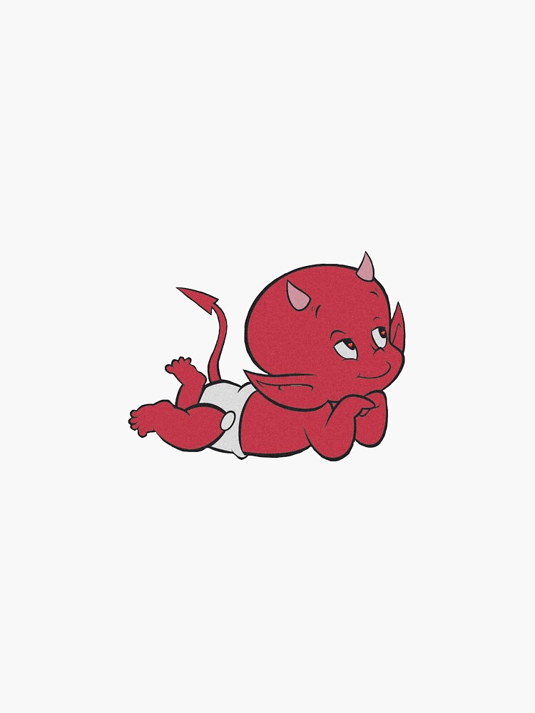"Baby Devil " Sticker by oSofa | Redbubble