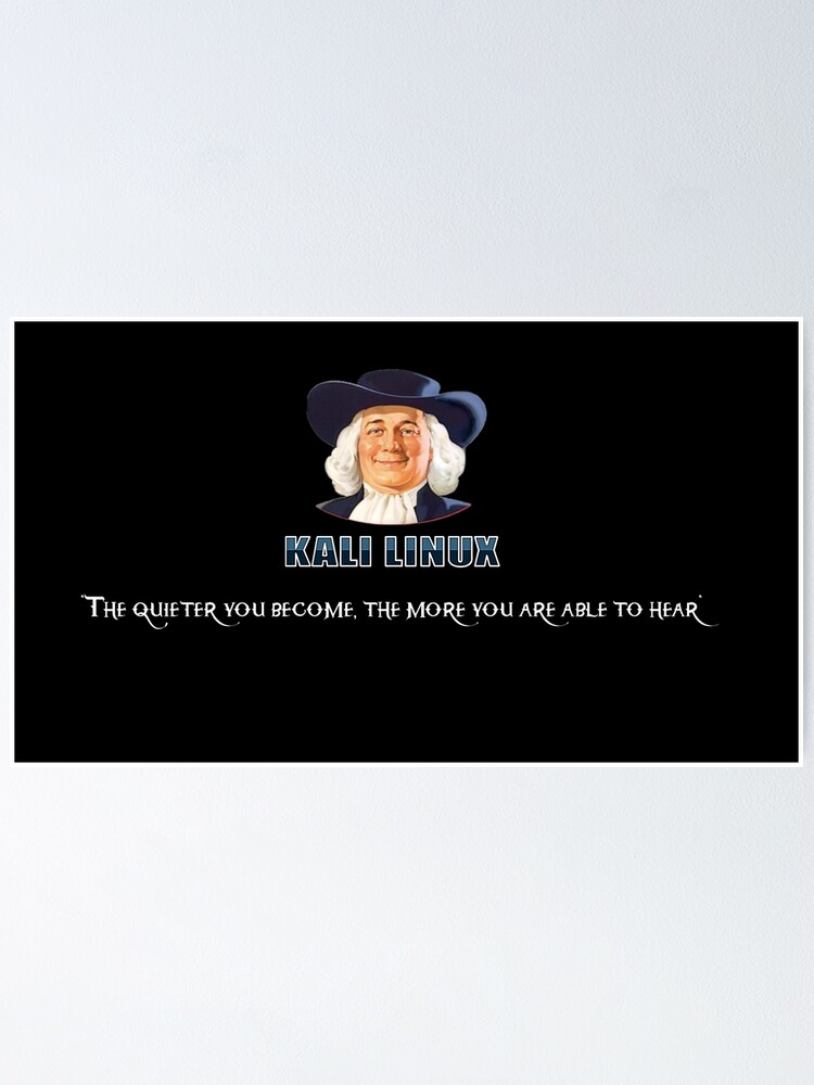 "Kali linux Funny Logo " Poster for Sale by artifx | Redbubble
