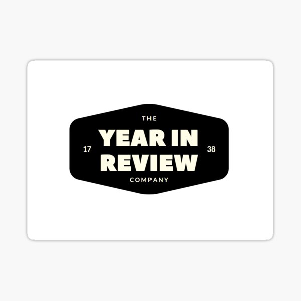 "Year In Review Co. New Logo" Sticker by YearInReviewCo | Redbubble