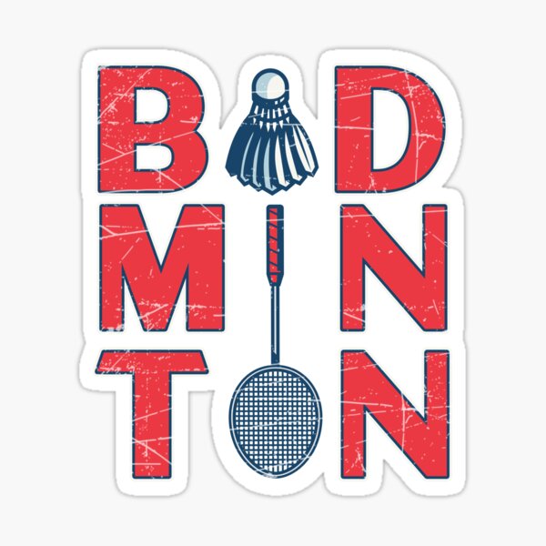 Badminton Racket Stickers | Redbubble