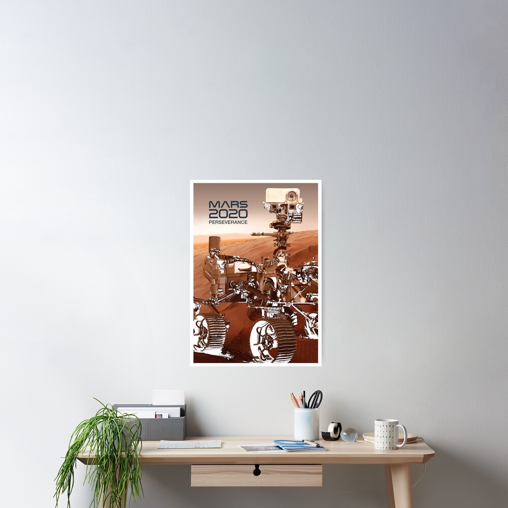 "MARS ROVER PERSEVERANCE NASA 2020" Poster by barduimanopo | Redbubble