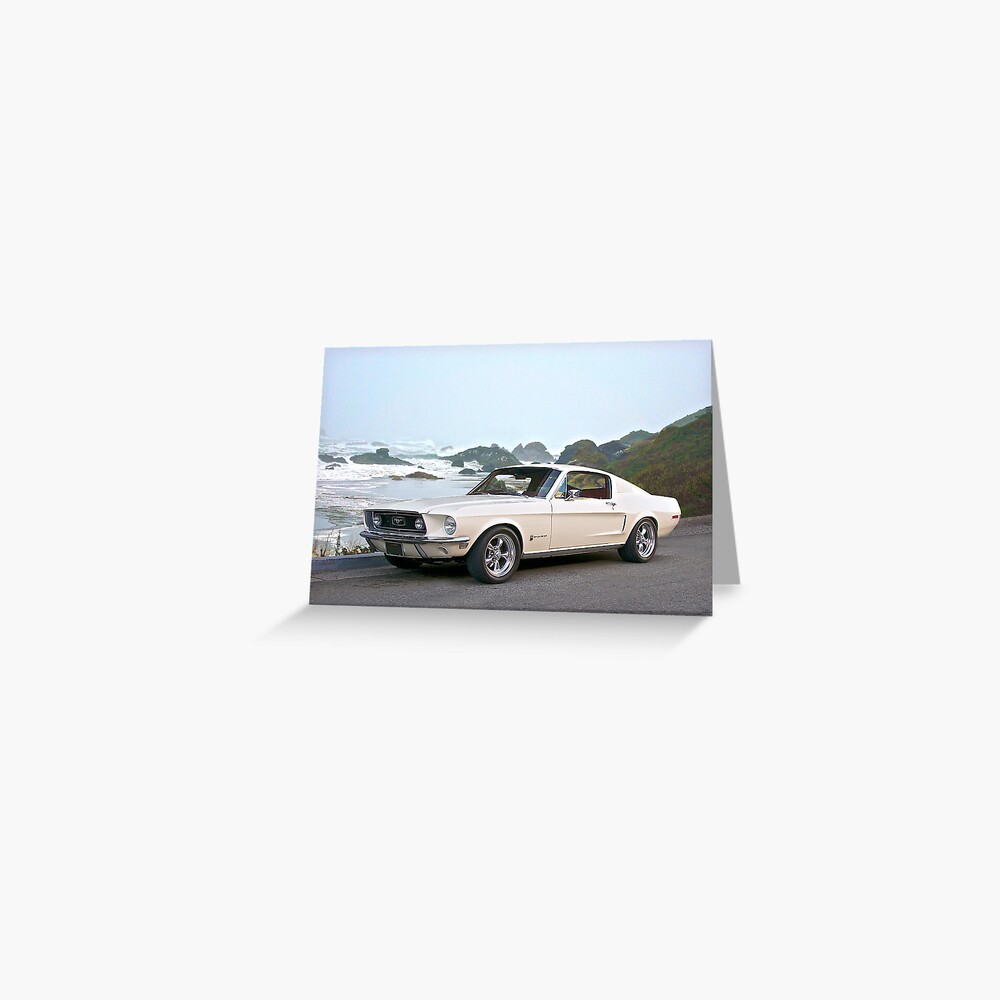 "1968 Ford Mustang Fastback" Greeting Card by DaveKoontz | Redbubble