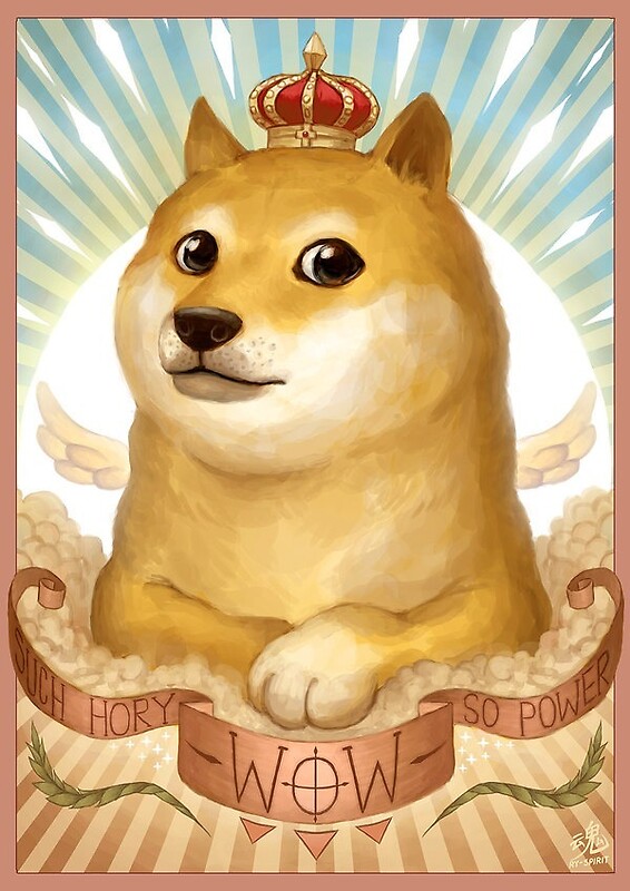 "Doge god such amaze" by Oreon | Redbubble