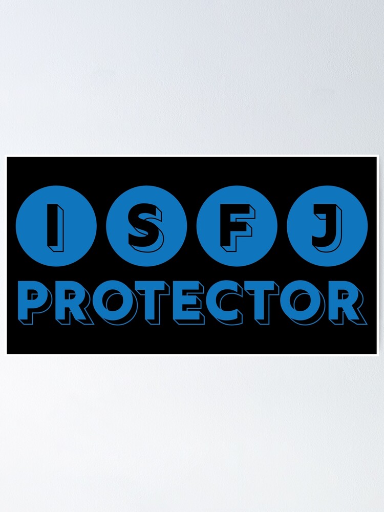 "ISFJ" Poster for Sale by LookFrog | Redbubble