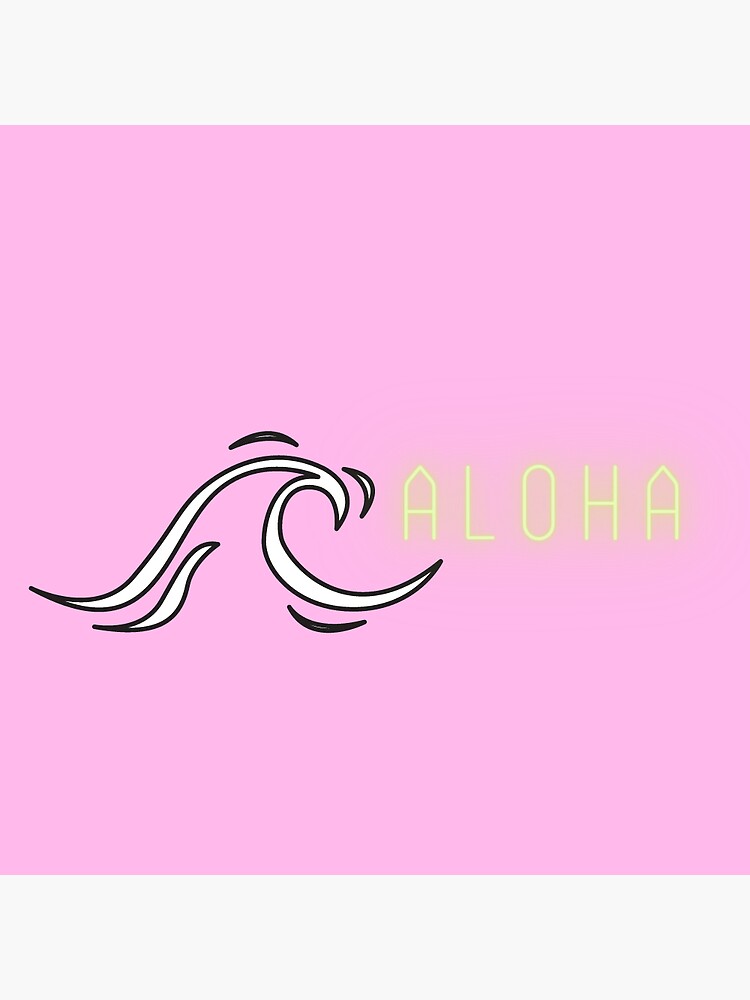 "Aloha Wave " Sticker by smithjulia | Redbubble