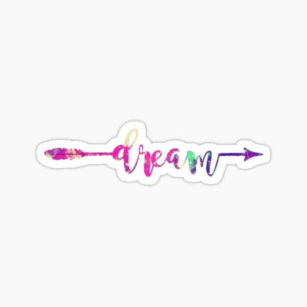""Dream" aesthetic " Sticker for Sale by Iamstar | Redbubble