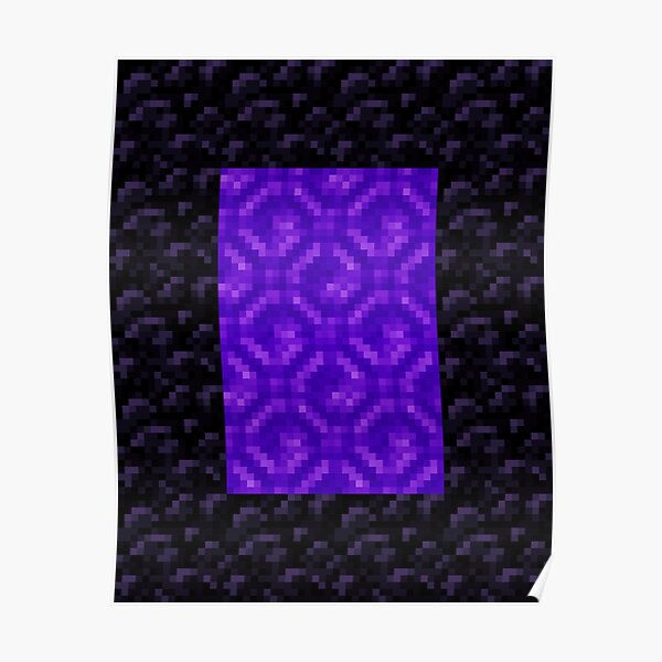 Nether Portal Wall Art | Redbubble