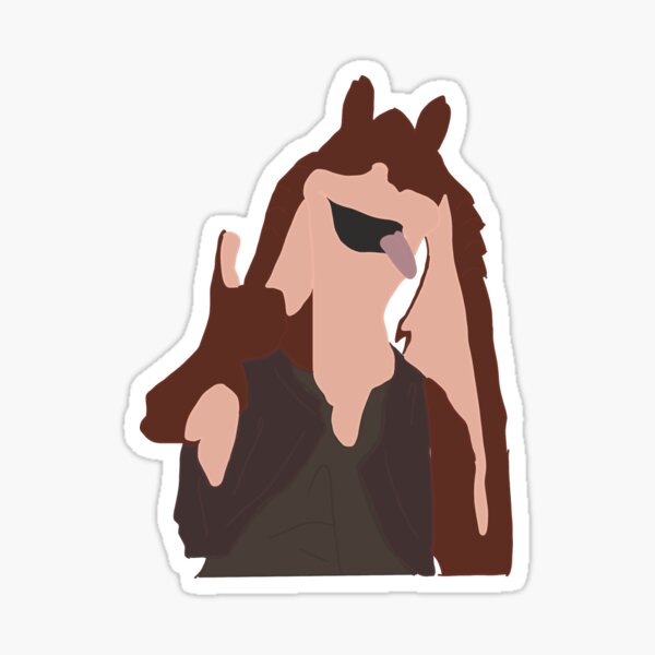 "Representative Binks" Sticker for Sale by K-S-Designs | Redbubble