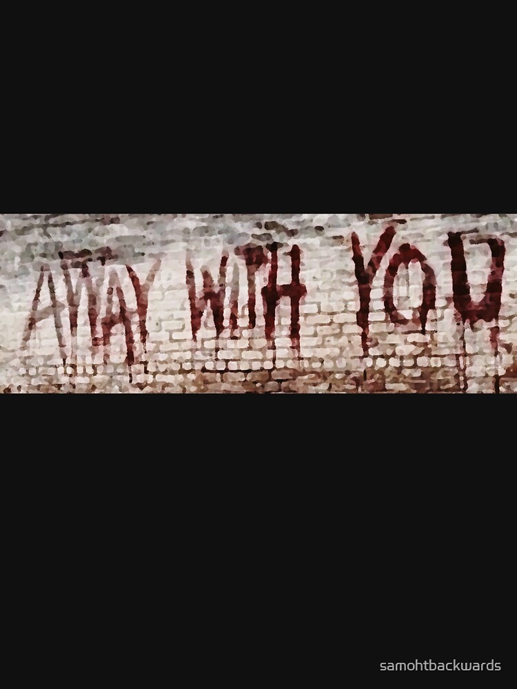 "Walking Dead - Away With You" T-shirt for Sale by samohtbackwards ...