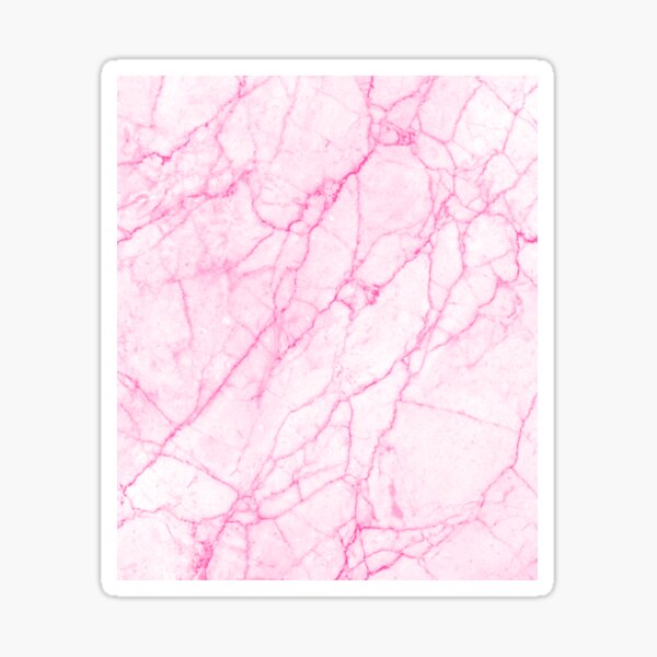 "Cute Pink Marble" Sticker for Sale by ayoubel16 | Redbubble