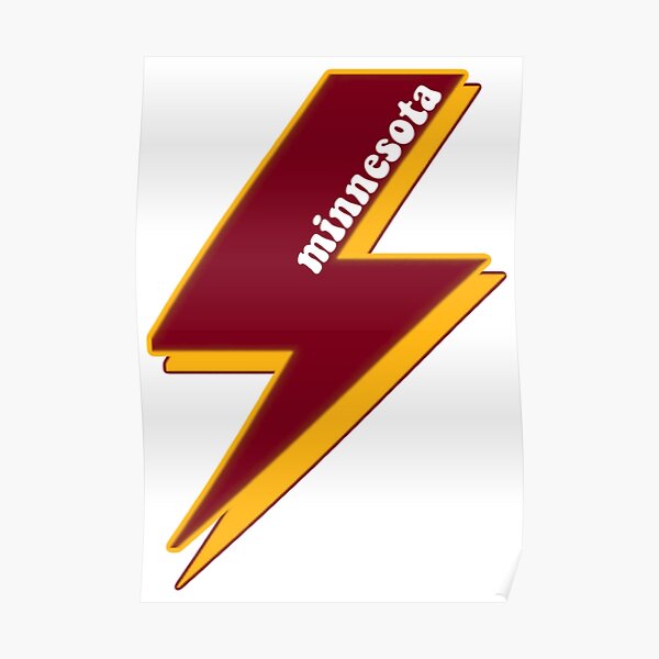 "Minnesota lightning" Poster for Sale by juliasantos5 | Redbubble