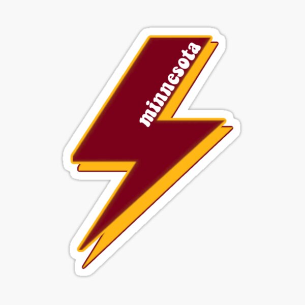 "Minnesota lightning" Sticker by juliasantos5 | Redbubble