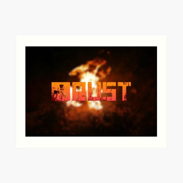 Rust Game Wall Art | Redbubble