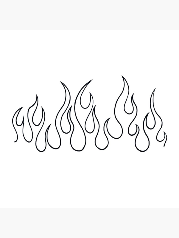 "Aesthetic flames" Poster for Sale by svobodova | Redbubble