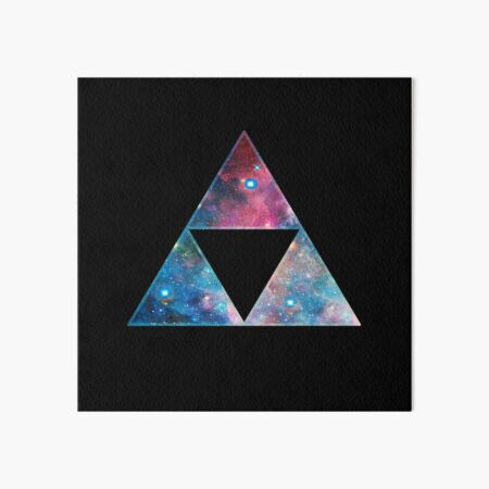 "Triforce, Ancient Magical Symbol, Sierpinski Triangle, Galaxy" Art ...