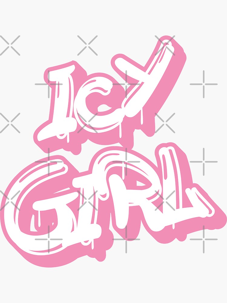 "Icy Girl (ICY GRL - Saweetie)" Sticker for Sale by CrystalCrush ...