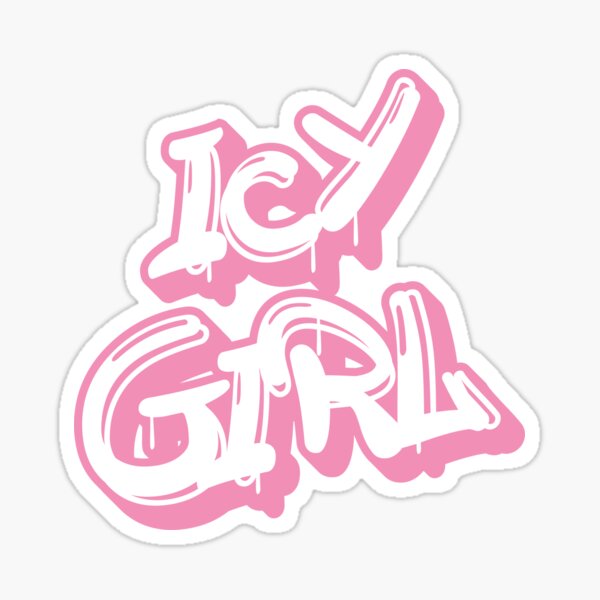 "Icy Girl (ICY GRL - Saweetie)" Sticker for Sale by CrystalCrush ...