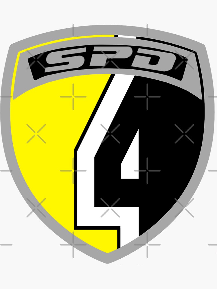 "SPD Yellow Ranger" Sticker for Sale by NerdiousBrands | Redbubble