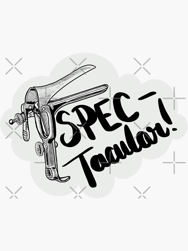 "Spec-tacular " Sticker by spartan-54 | Redbubble