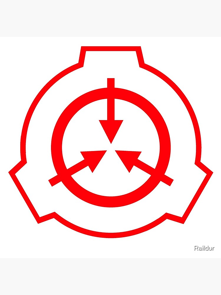 "Red SCP Logo" Art Print for Sale by Raildur | Redbubble