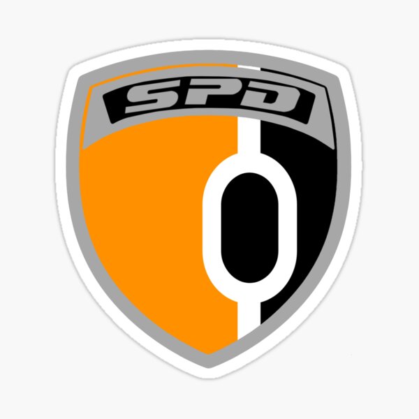 "SPD Orange Ranger" Sticker for Sale by NerdiousBrands | Redbubble