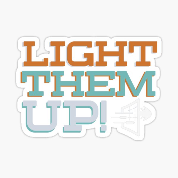 " Baptiste Light Them Up" Sticker for Sale by overcastgoods | Redbubble