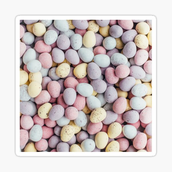 "Mini Eggs" Sticker for Sale by RiaBubble | Redbubble