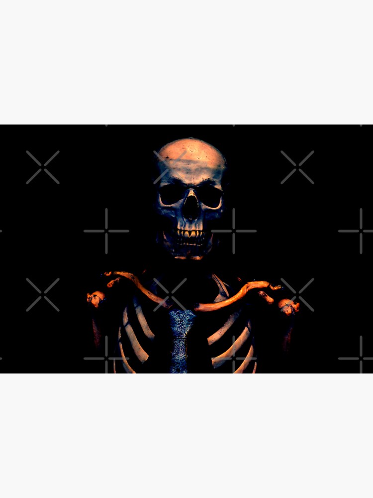 "Human Skeleton - Menace Mode" Sticker for Sale by uberanatomy | Redbubble